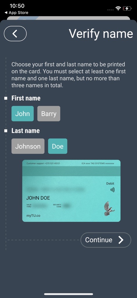 How to order a payment card? – myTU: Help Centre